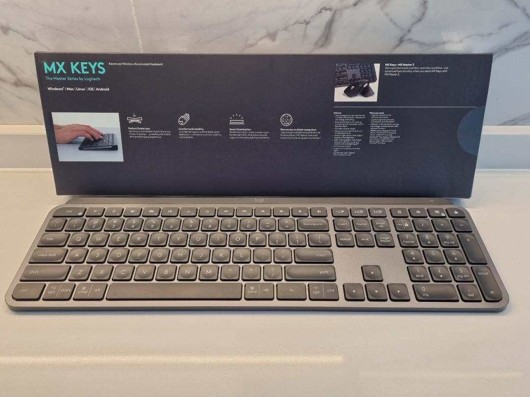 Logitech Mx Keys Wireless Keyboard, Computers & Tech, Parts ...