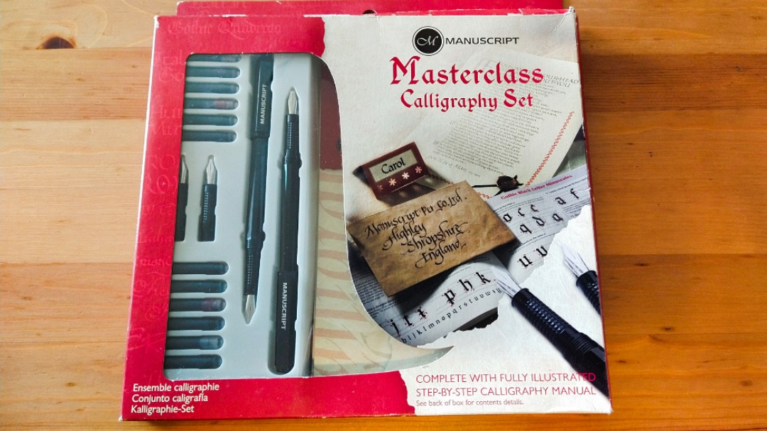 Masterclass Calligraphy Set (Manuscript), Hobbies & Toys, Stationery ...