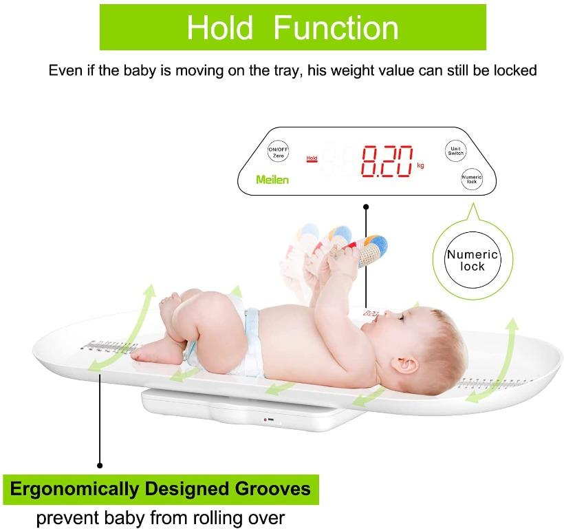 Meilen MY002 Baby Scale,Pet Scale,Infant Scale Digital,with Height Tray ...