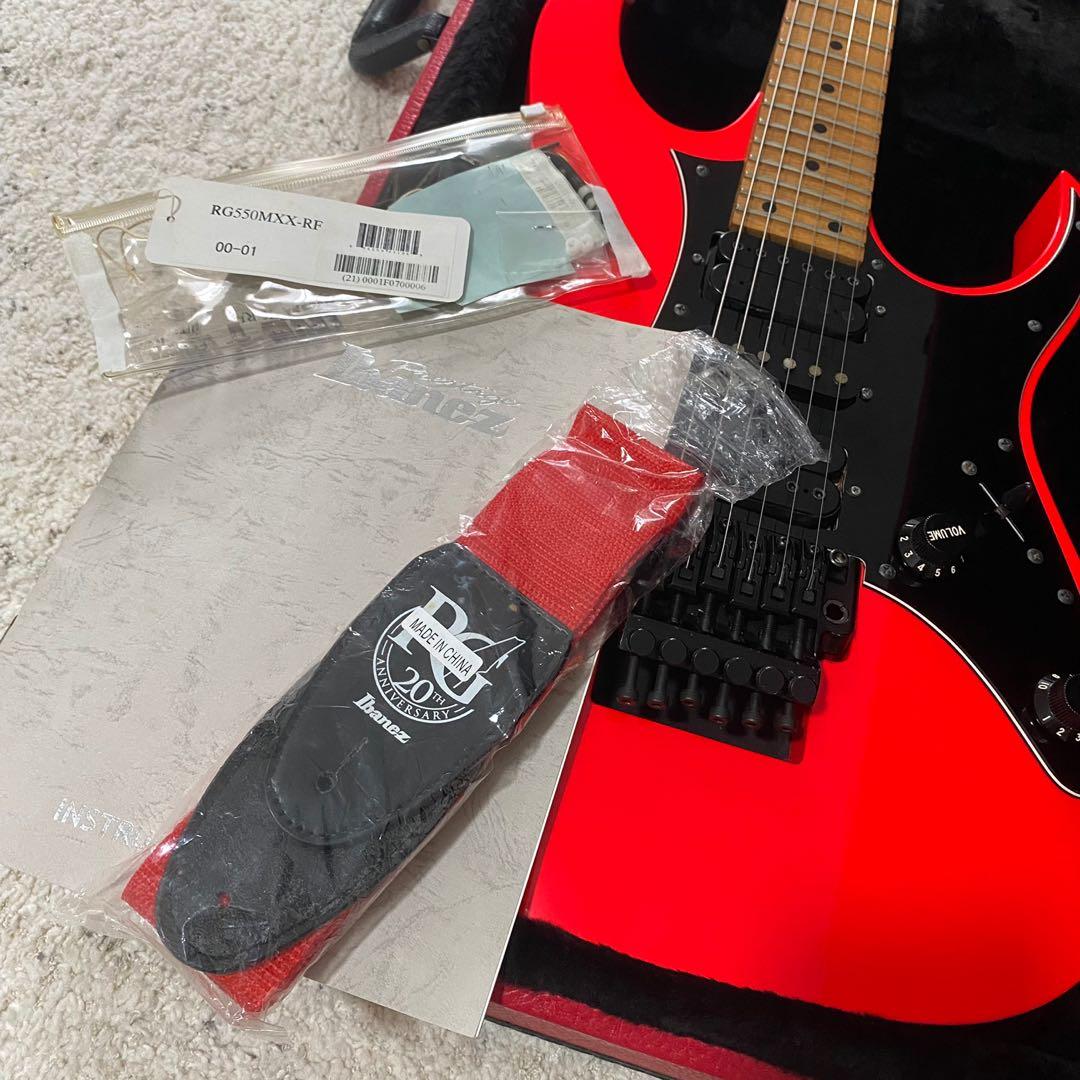 MIJ Ibanez RG550 20th Anniversary Road Flare Red (rare limited edition ...