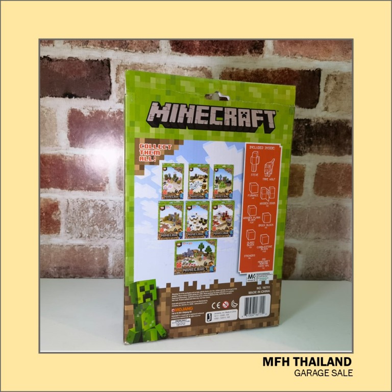 Minecraft easy to build paper craft (48 pcs), Hobbies & Toys, Toys ...