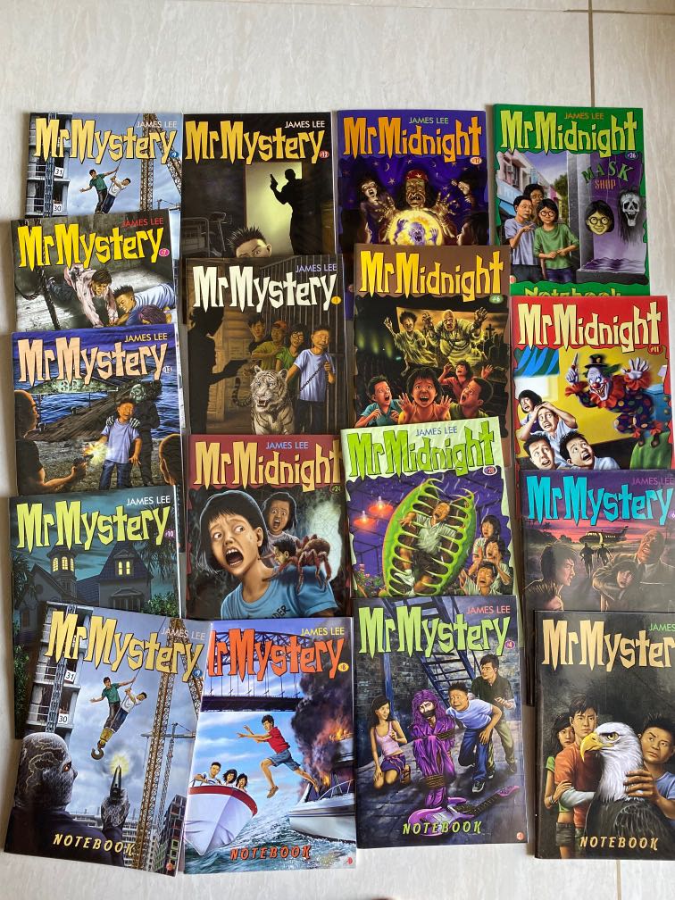 Mr Midnight & Mr Mystery Notebook x17 (including normal mailing ...