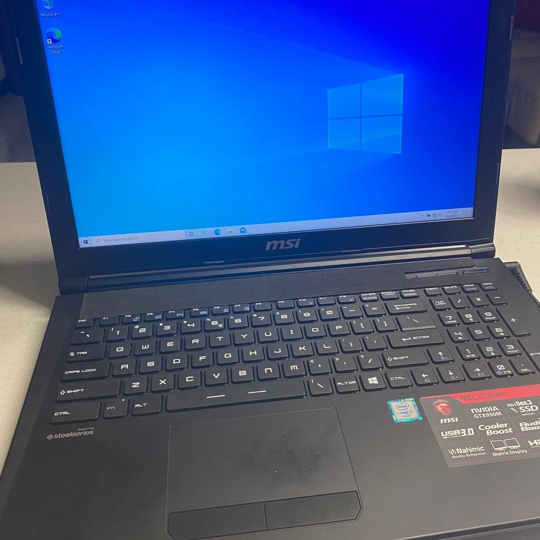 Msi gaming labtop, Computers & Tech, Laptops & Notebooks on Carousell