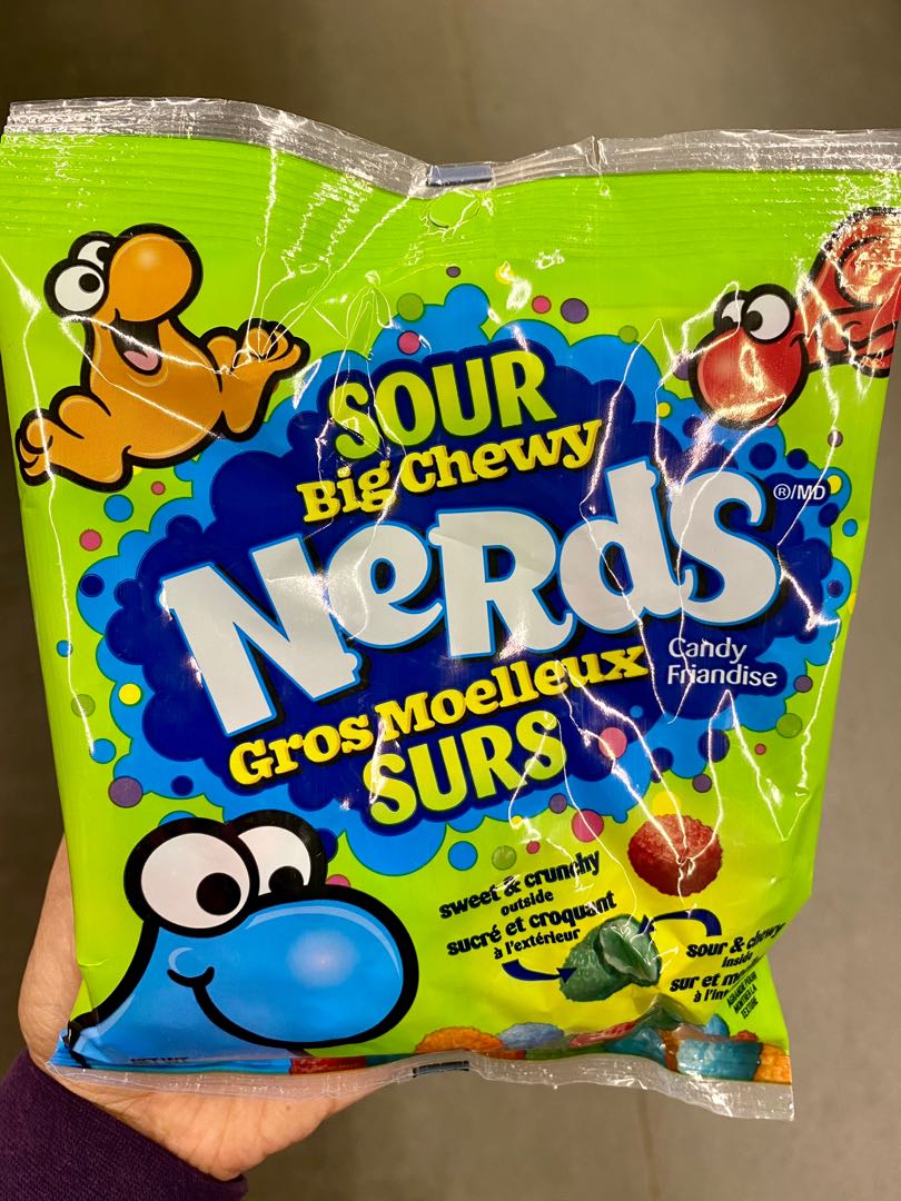 Nerds Sour Big Chewy, Food & Drinks, Packaged & Instant Food on Carousell