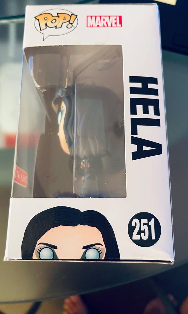 New FUNKO POP 251 MARVEL THOR RAGNAROK HELA UNMASKED TARGET EXCLUSIVE ...