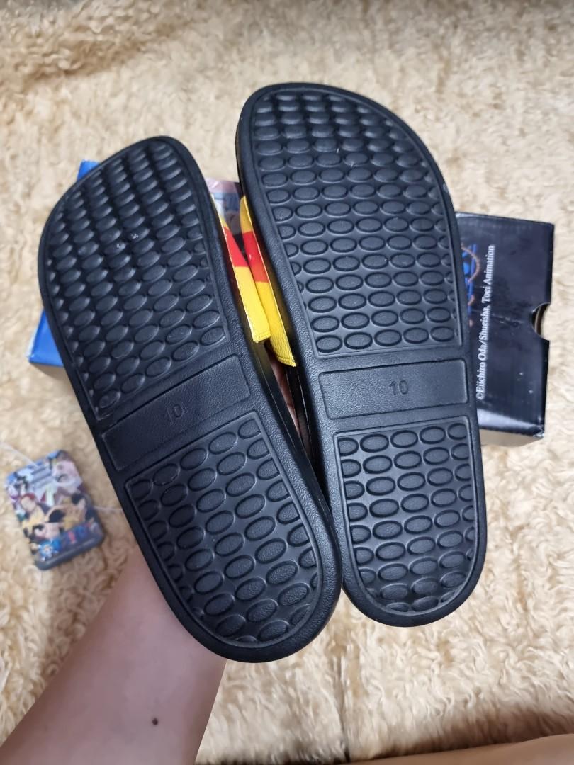 One Piece x Skechers Monkey D Luffy Slides (Size 10), Men's Fashion ...
