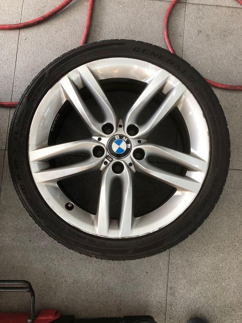 Original 18” BMW M Sport Rims, Car Accessories, Tyres & Rims on Carousell