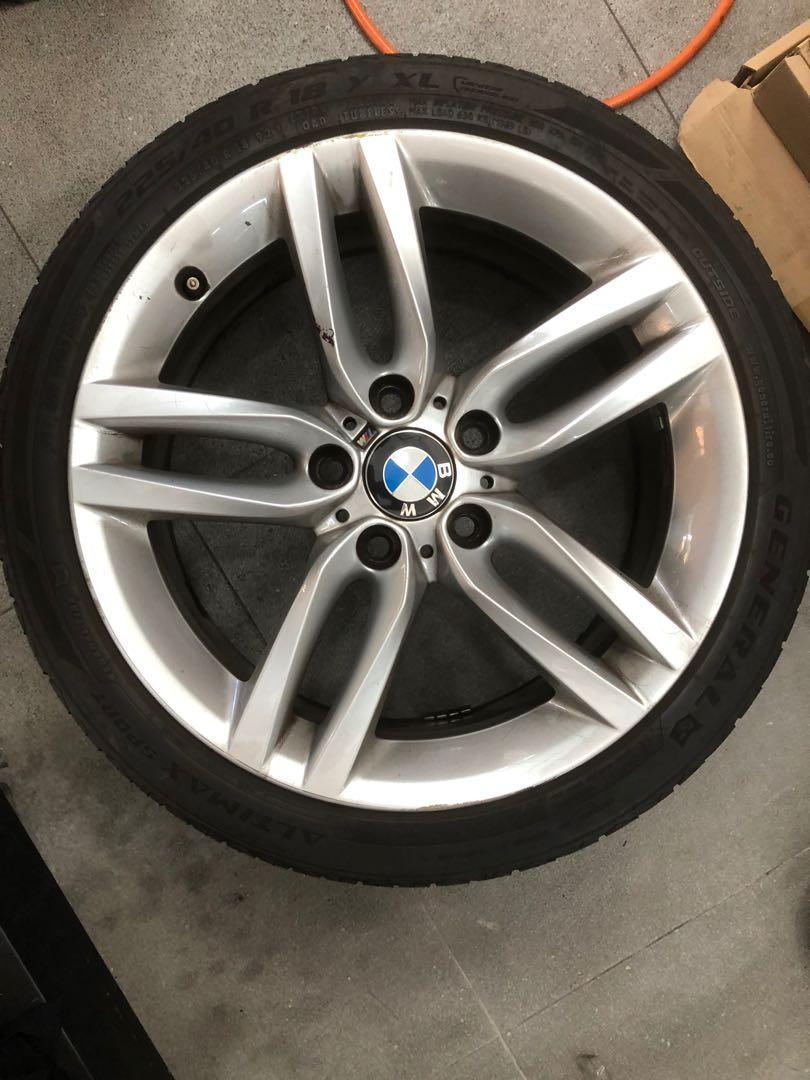 Original 18” BMW M Sport Rims, Car Accessories, Tyres & Rims on Carousell