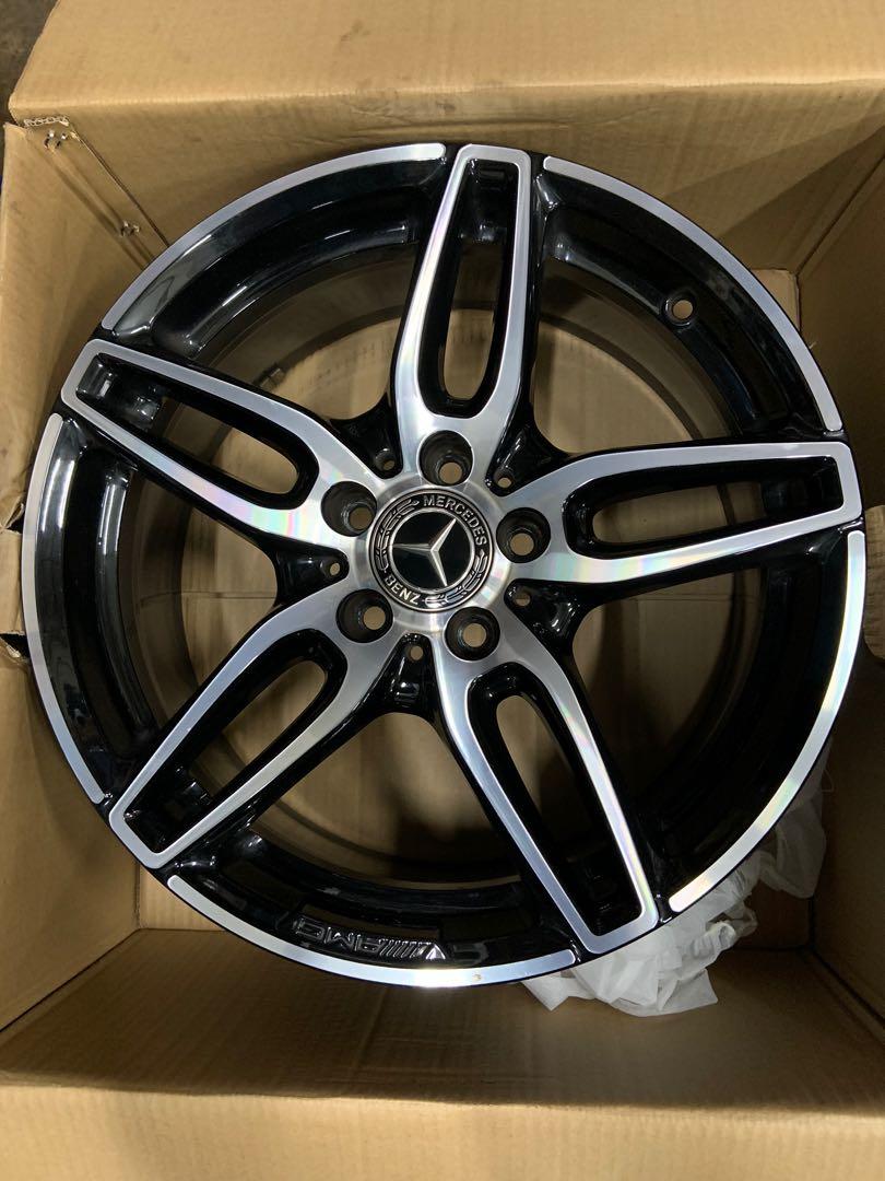Original 18 Inch Merc AMG Rim, Car Accessories, Tyres & Rims on Carousell