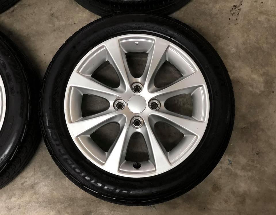 PERODUA ORIGINAL 15 rim with tyre myvi alza bezza axia viva kenari ...
