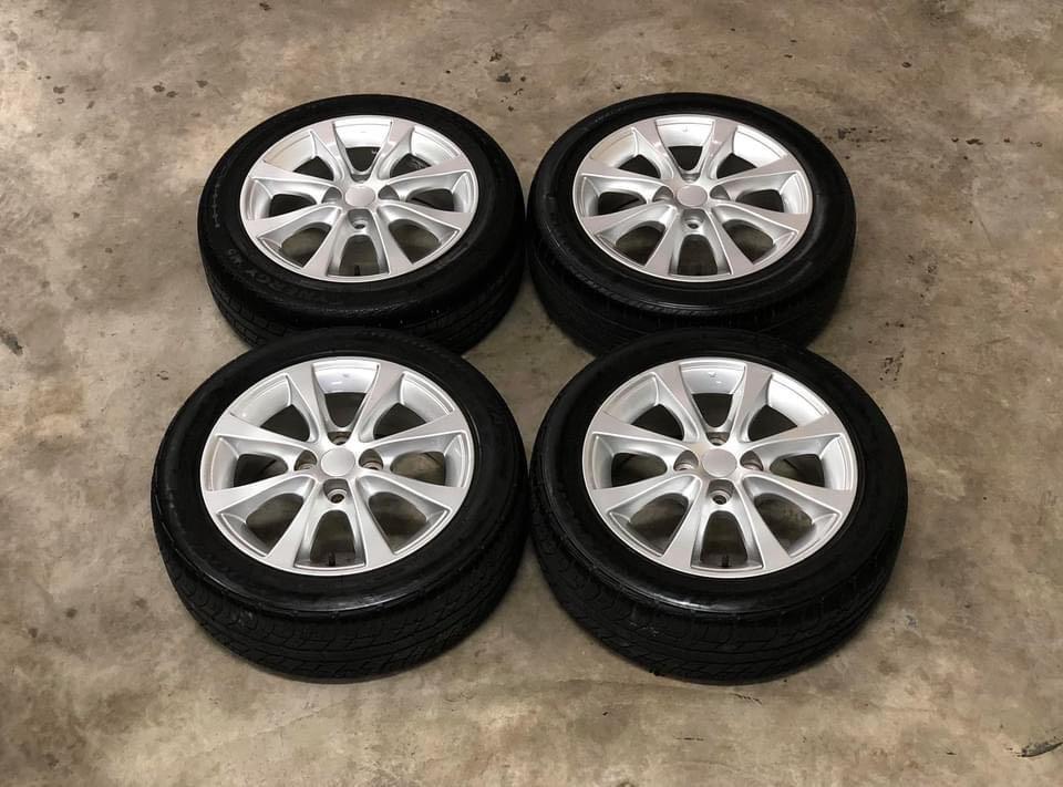 PERODUA ORIGINAL 15 rim with tyre myvi alza bezza axia viva kenari ...
