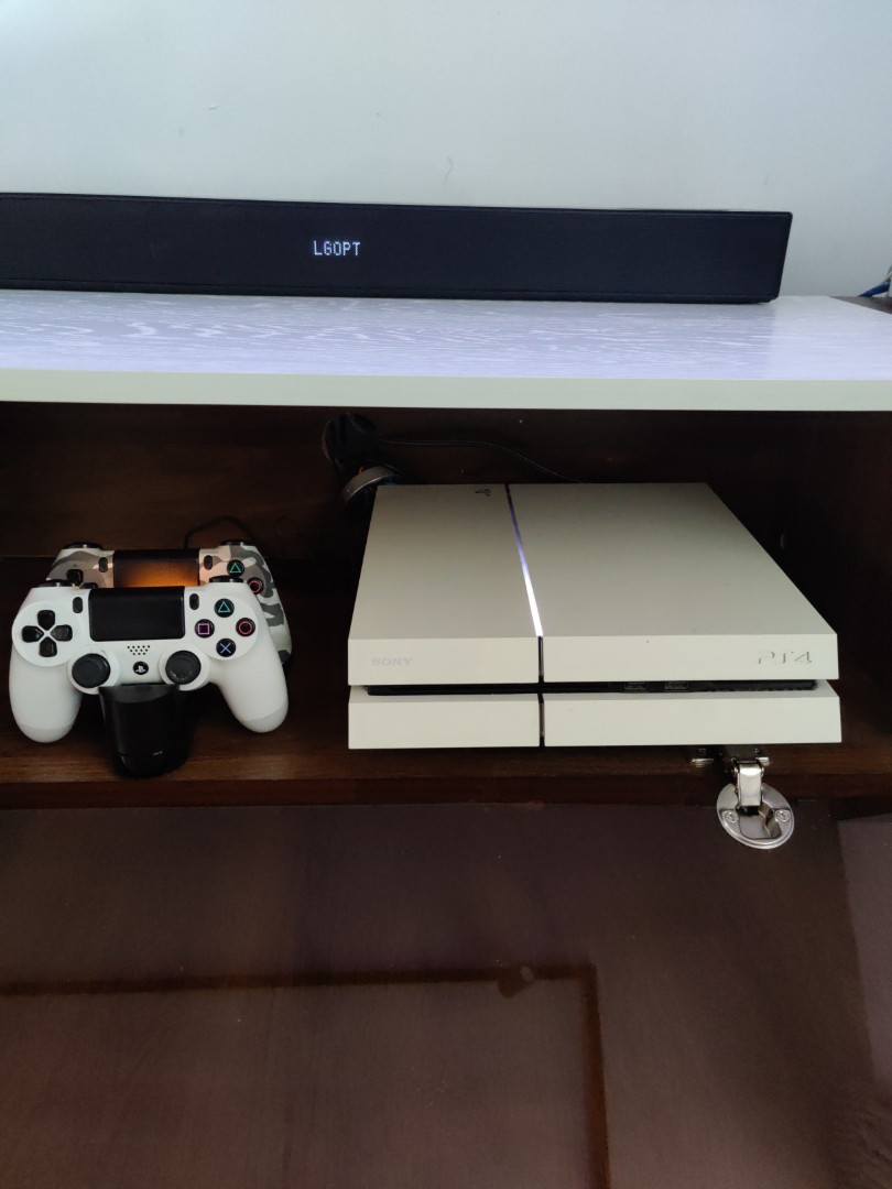 Ps4 with two controller, Video Gaming, Video Game Consoles, PlayStation ...