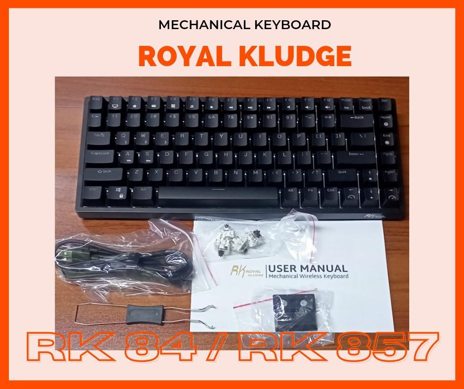 Royal Kludge RK84 (2021 Version) RGB HOTSWAP TRI-MODES, Computers ...
