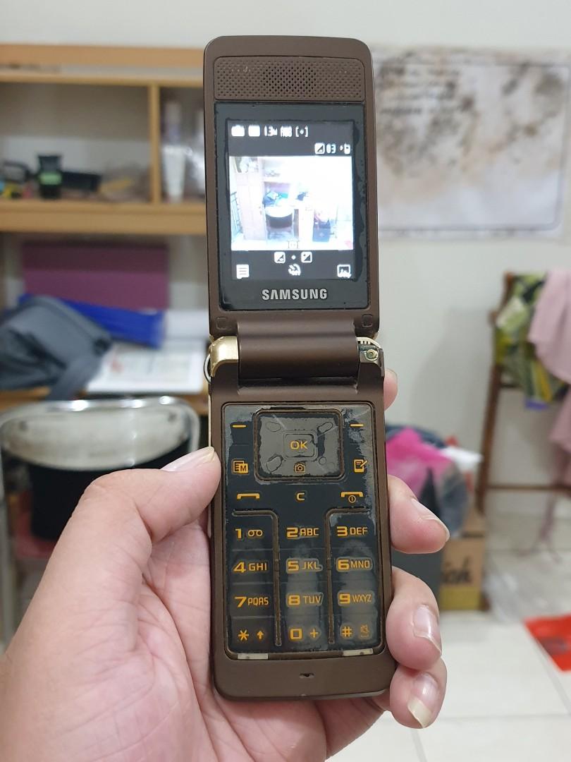 SAMSUNG FLIP GT-S3600I GOLD SERIES ORIGINAL, Telepon Seluler & Tablet ...