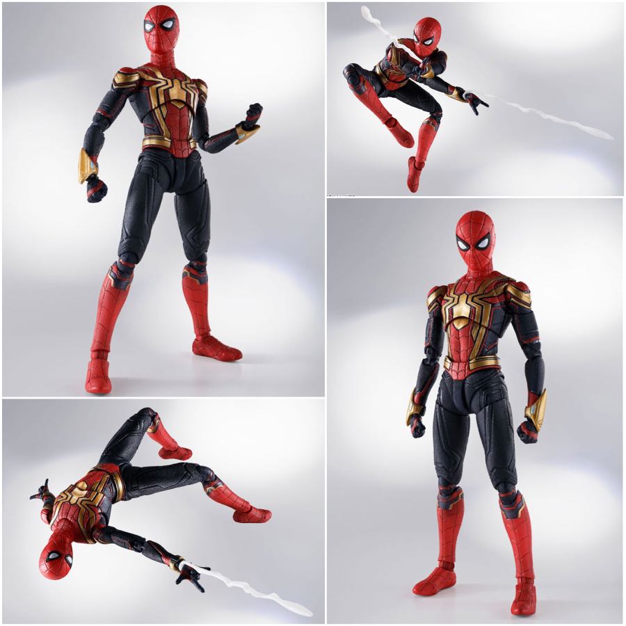 Bandai Original SHF Spiderman Action Figure Spider-Man: No Way Home ...