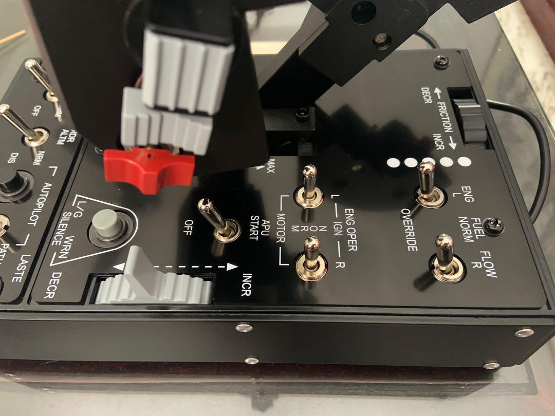 Slew mod Upgraded Thrustmaster Hotas Warthog Throttle, Computers & Tech ...