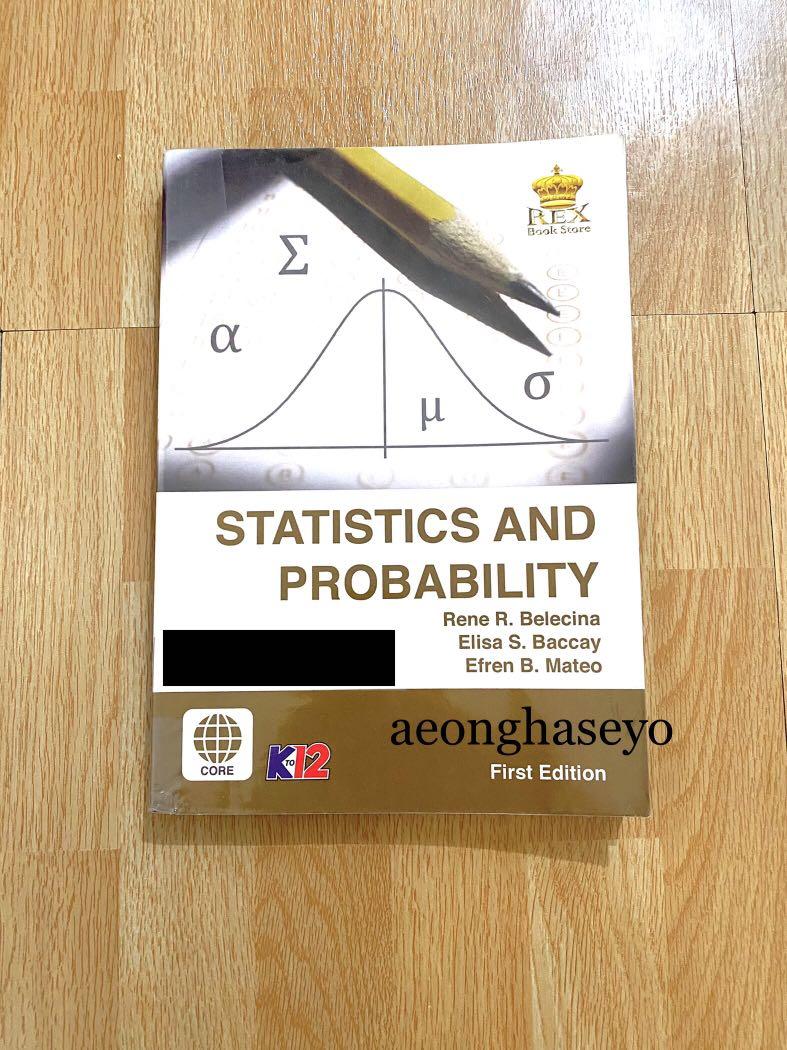 Statistics And Probability SHS Book (Rex Bookstore), Hobbies & Toys ...