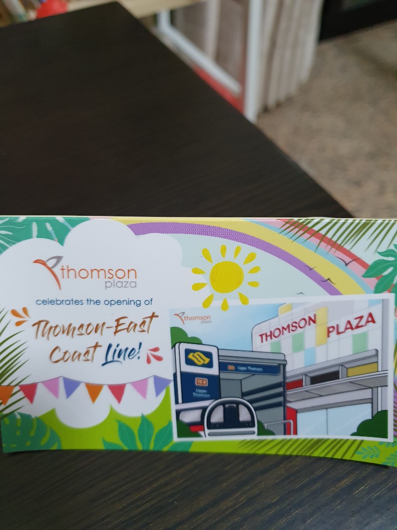 Thomson East Coast Line MRT card, Hobbies & Toys, Memorabilia ...