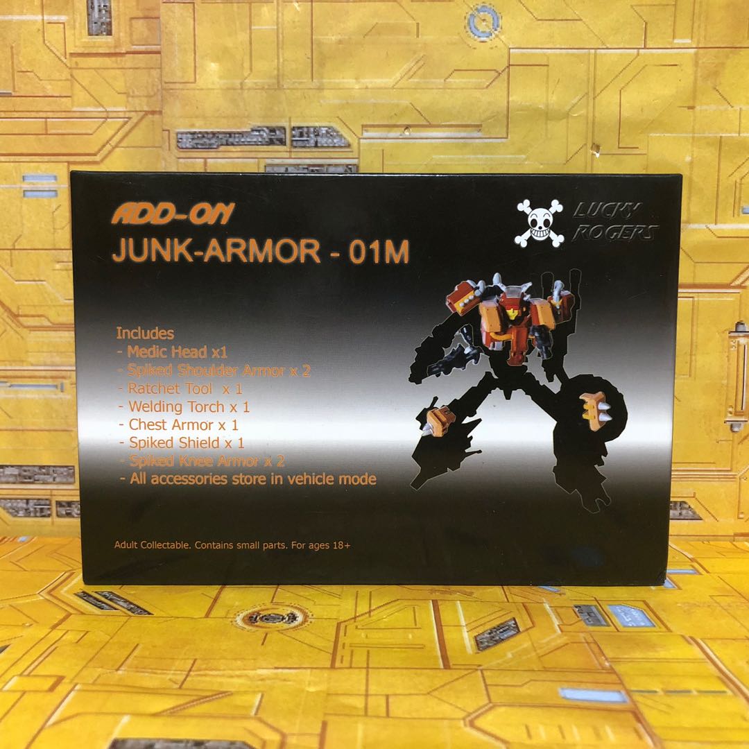 Transformers Lucky Rogers - Junk Armor 01M Add On / Upgrade Kit Lucky ...