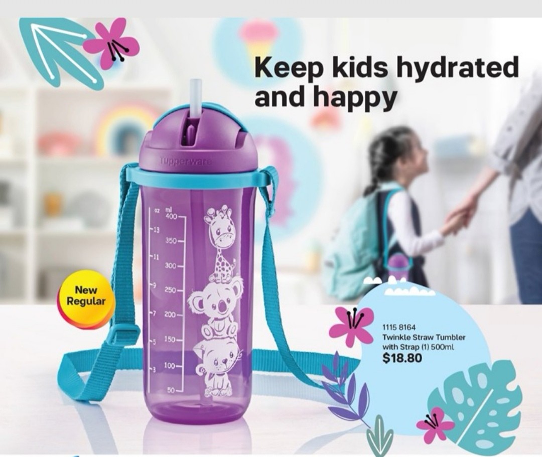 Tupperware Kids water bottle, Furniture & Home Living, Kitchenware ...