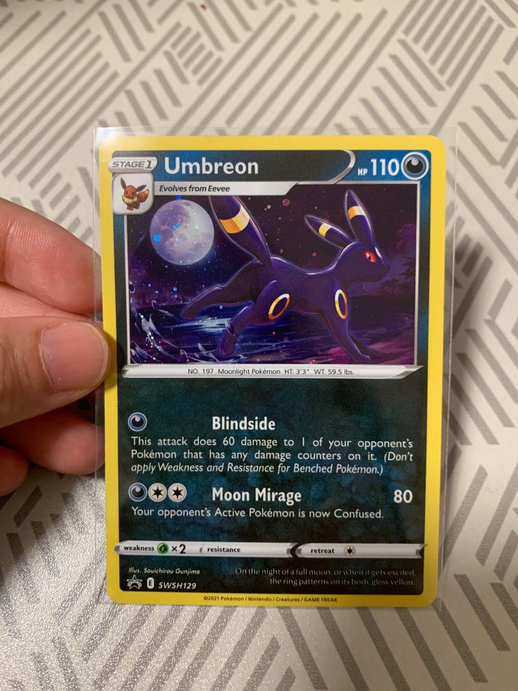 Umbreon promo card (evolving skies), Hobbies & Toys, Toys & Games on ...