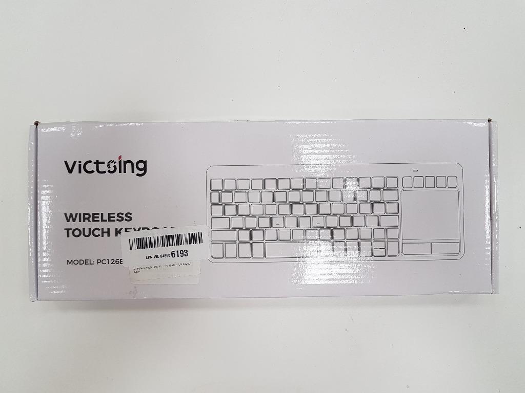 Victsing Wireless Keyboard w/ Touchpad, Computers & Tech, Parts ...