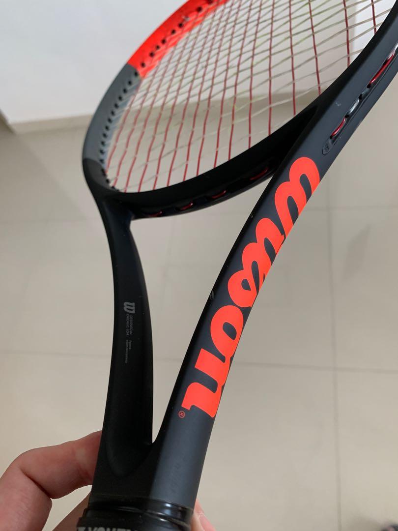 WILSON CLASH 98 v1 G2, Sports Equipment, Sports & Games, Racket & Ball ...