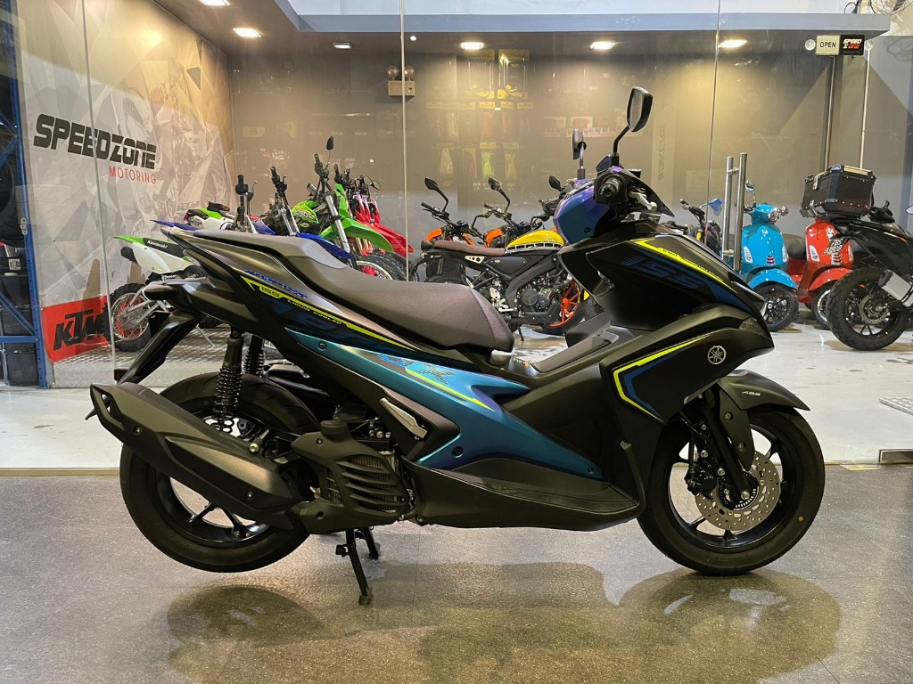 Yamaha Aerox 2021 Matt Blue - 2B Motorcycle for Sale, Motorcycles ...