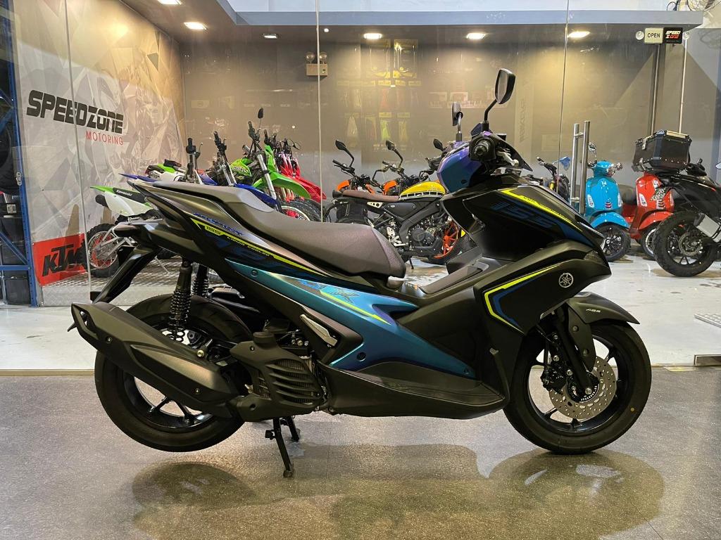 Yamaha Aerox 2021 Matt Blue - 2B Motorcycle for Sale, Motorcycles ...