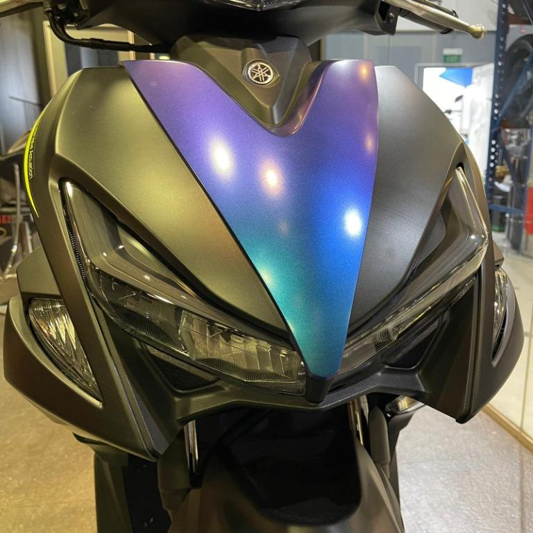 Yamaha Aerox 2021 Matt Blue - 2B Motorcycle for Sale, Motorcycles ...