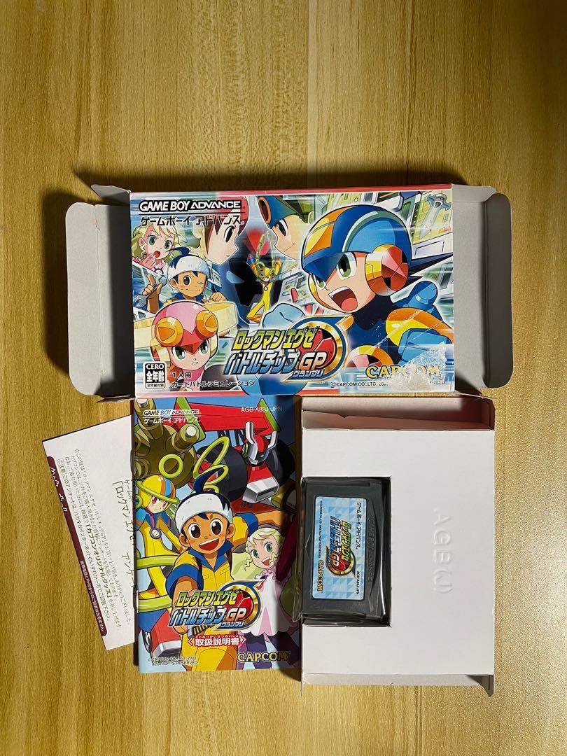 中古 絕版 GBA Gameboy Advance 洛克人EXE 戰鬥晶片GP ロックマンエグゼ バトルチップGP MegaMan Battle Chip Challenge Megaman ...