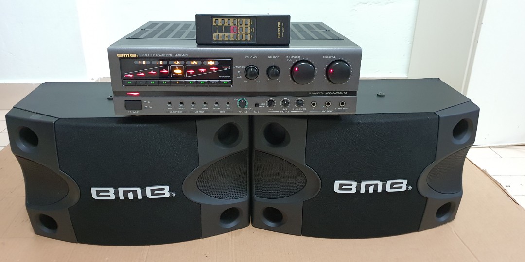 BMB karaoke system.BMB DAX-2MKII amplifier and CS-252V speaker. ( Made ...