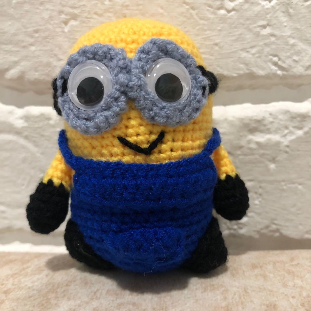 Bob the minion / keychain / crochet doll, Hobbies & Toys, Stationery ...