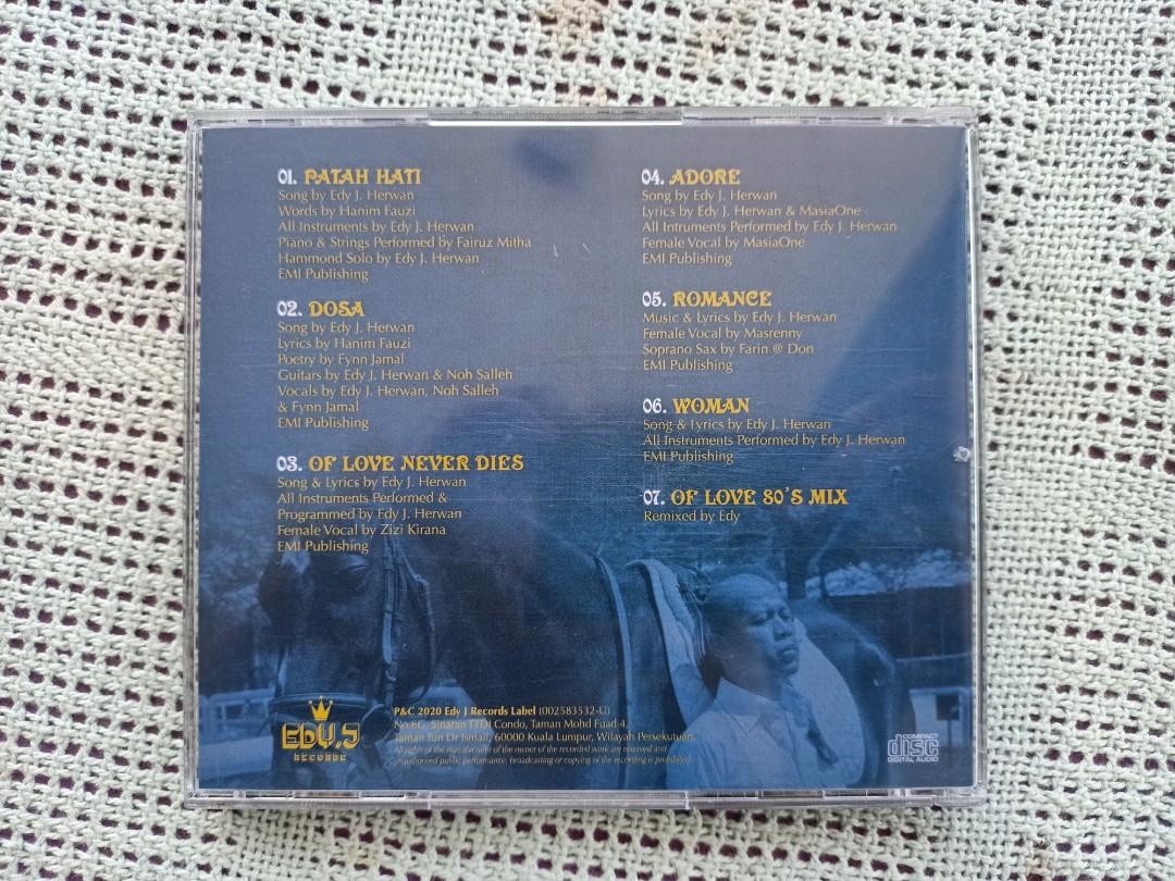 CD Edy.J : patah hati, Hobbies & Toys, Music & Media, CDs & DVDs on Carousell