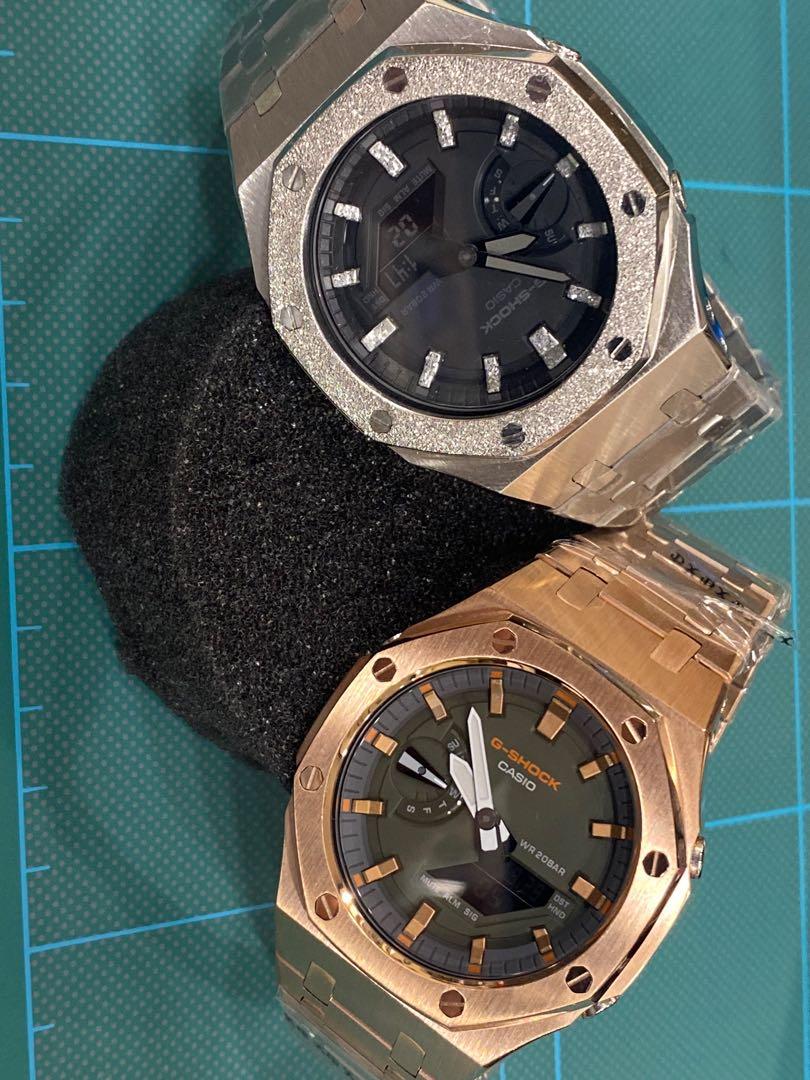 Custom mods Casio gshock ga2100 ga2110 ga-2100 ga-2110, Men's Fashion ...