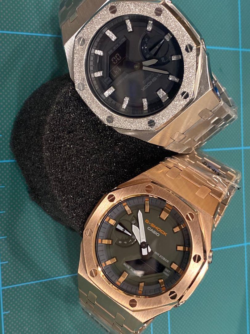 Custom mods Casio gshock ga2100 ga2110 ga-2100 ga-2110, Men's Fashion ...