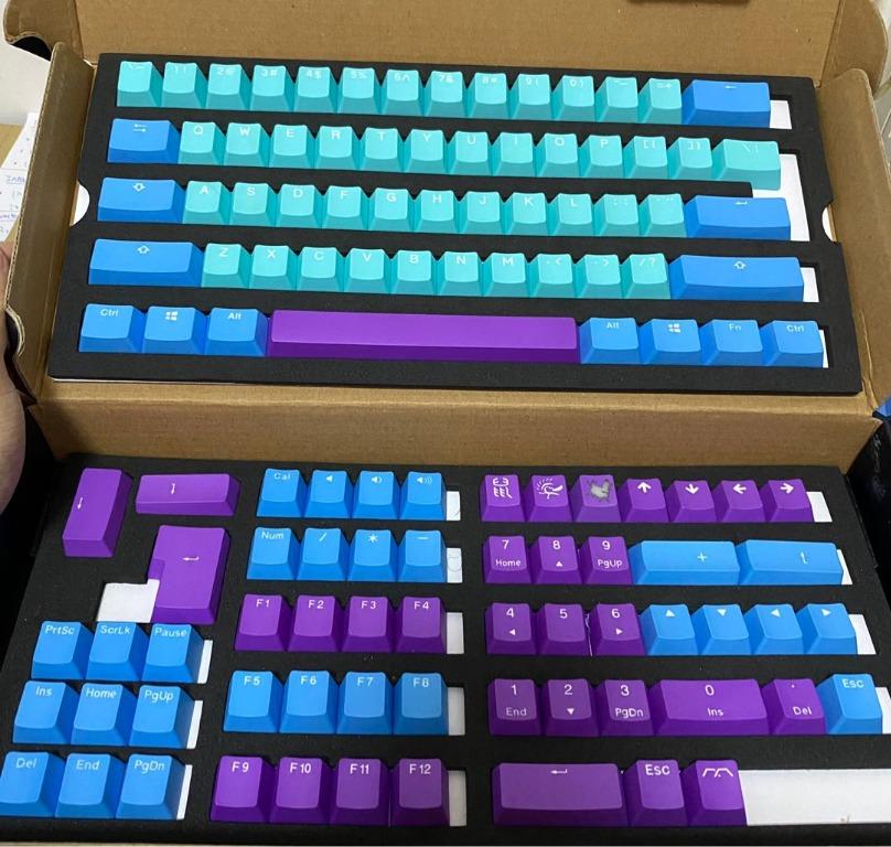 Ducky Frozen Llama Ultraviolet Keycaps PBT, Computers & Tech, Parts ...