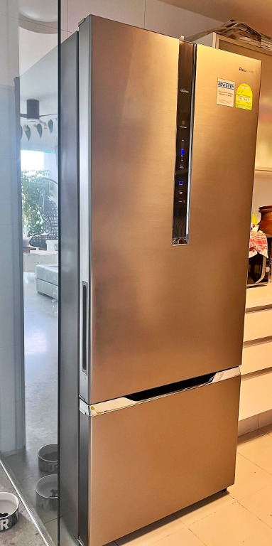 Good as new premium flat fridge with bottom freezer, TV & Home ...