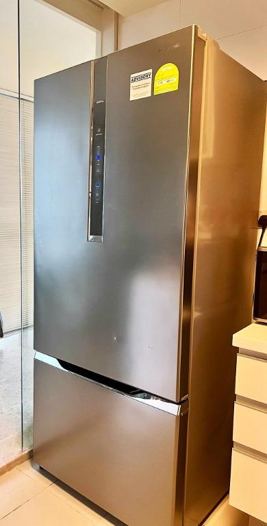 Good as new premium flat fridge with bottom freezer, TV & Home ...