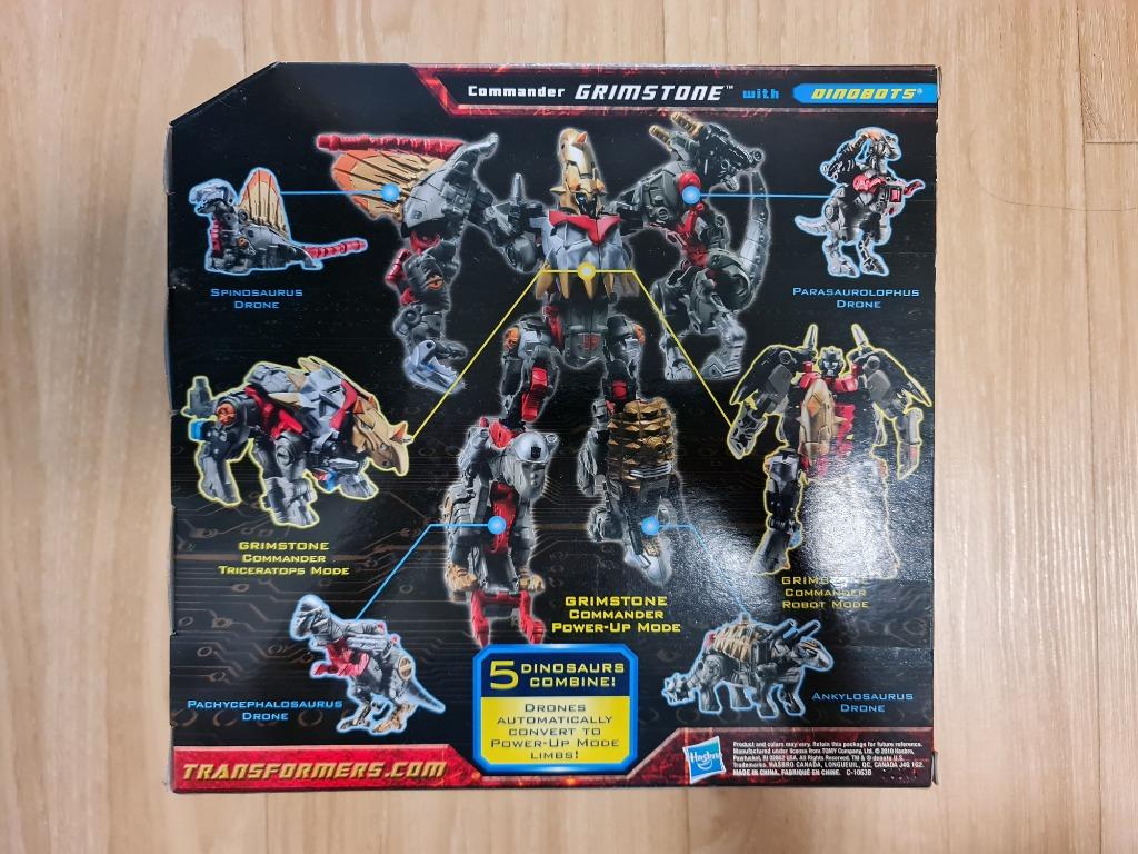 GRIMSTONE WITH DINOBOTS COMMANDER 5-PACK TRANSFORMERS GENERATIONS POWER ...
