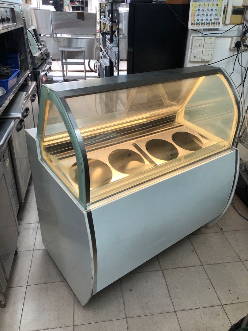 Ice cream display freezer, Furniture & Home Living, Kitchenware ...