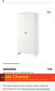 IKEA Smagora Wardrobe, Furniture & Home Living, Furniture, Shelves ...