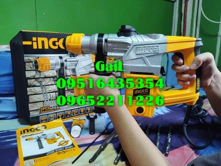 INGCO 1050W Rotary Hammer / Chipping Gun with SDS Plus Chuck System ...