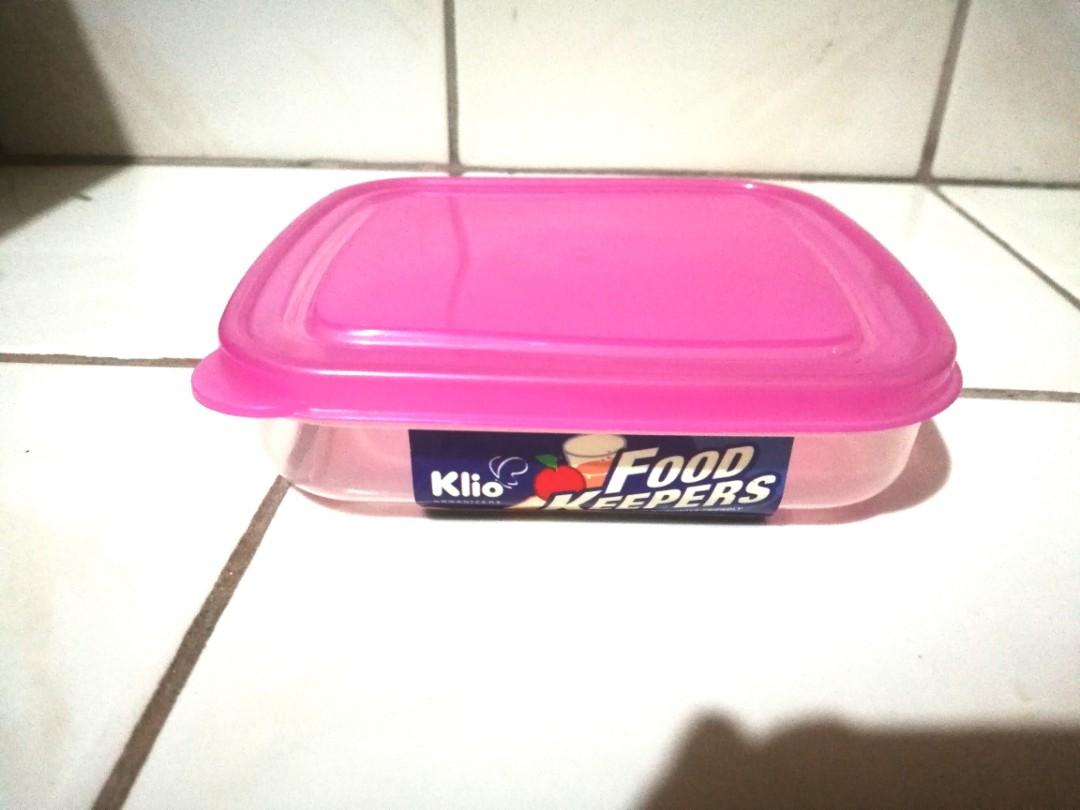 Klio Food keepers Square tupperware container, Furniture & Home Living ...