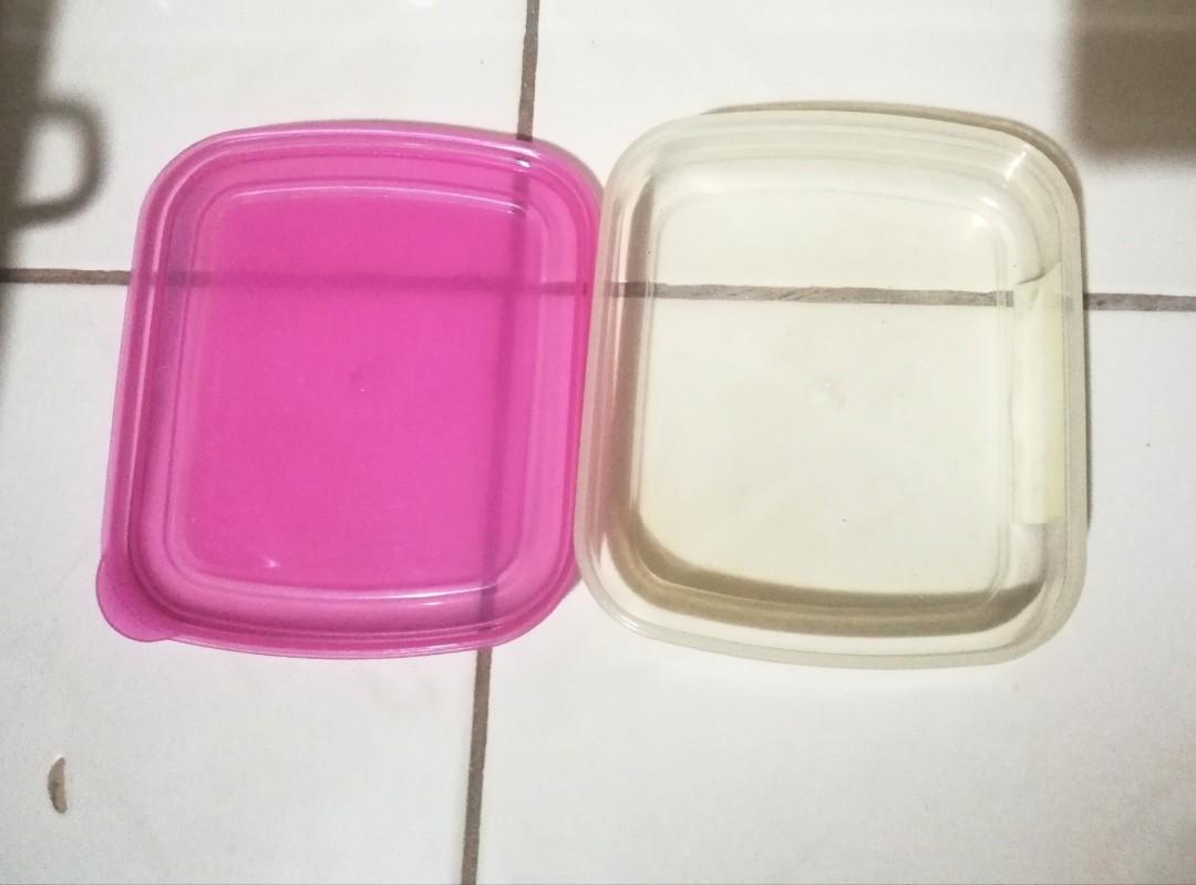 Klio Food keepers Square tupperware container, Furniture & Home Living ...