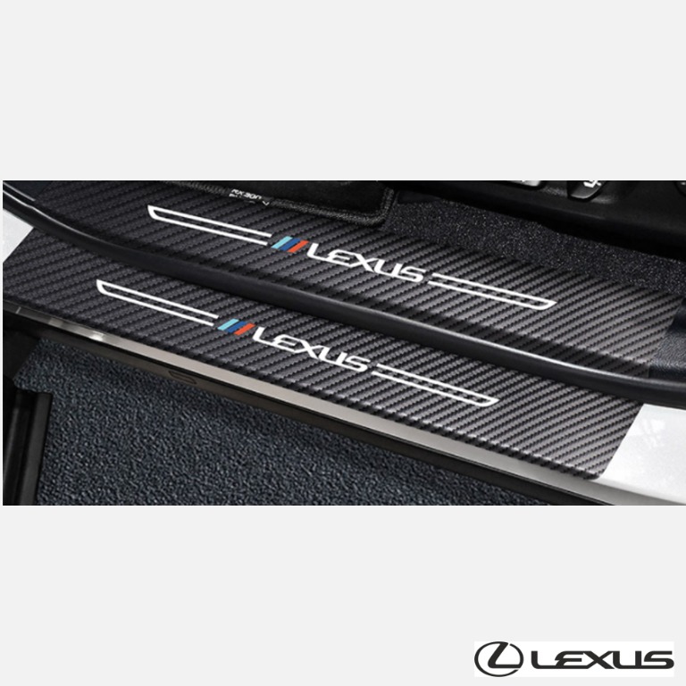 Lexus ES NX UX RX Leather Door Scuffs, Car Accessories, Accessories on ...