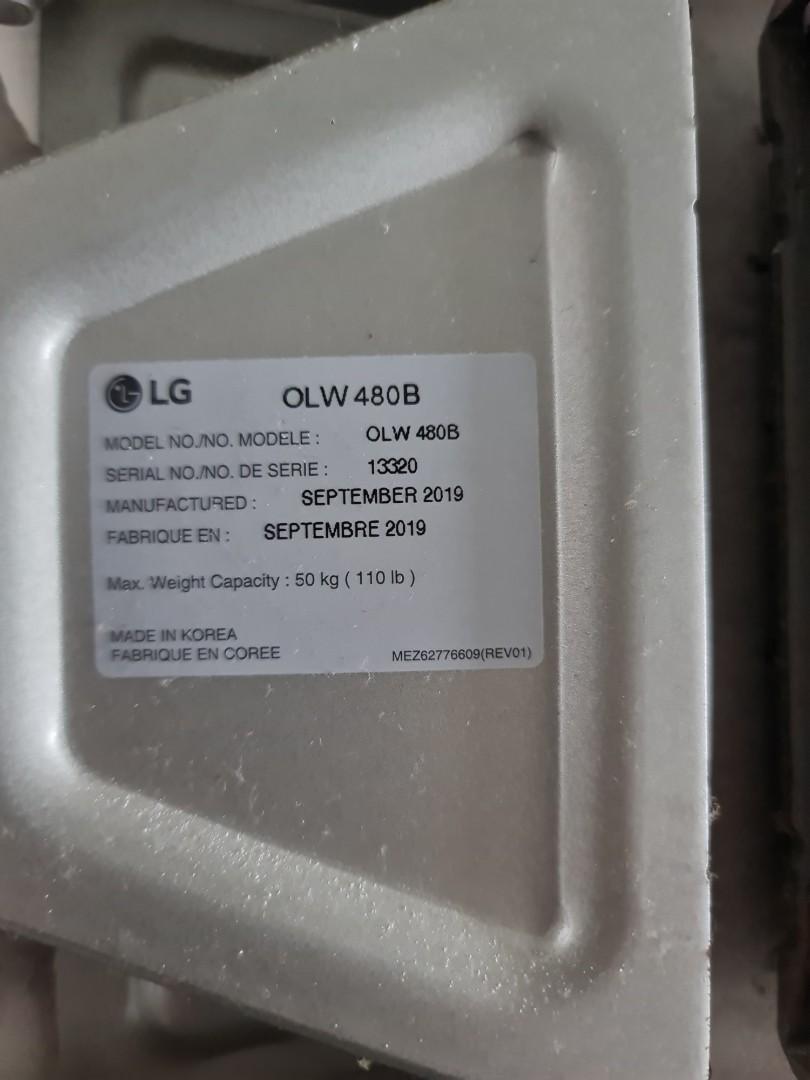 LG TV swivel mount OLW480B, TV & Home Appliances, TV & Entertainment ...