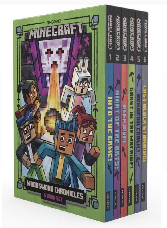 Minecraft Woodsword Chronicles- 6 books (brand new), Hobbies & Toys ...