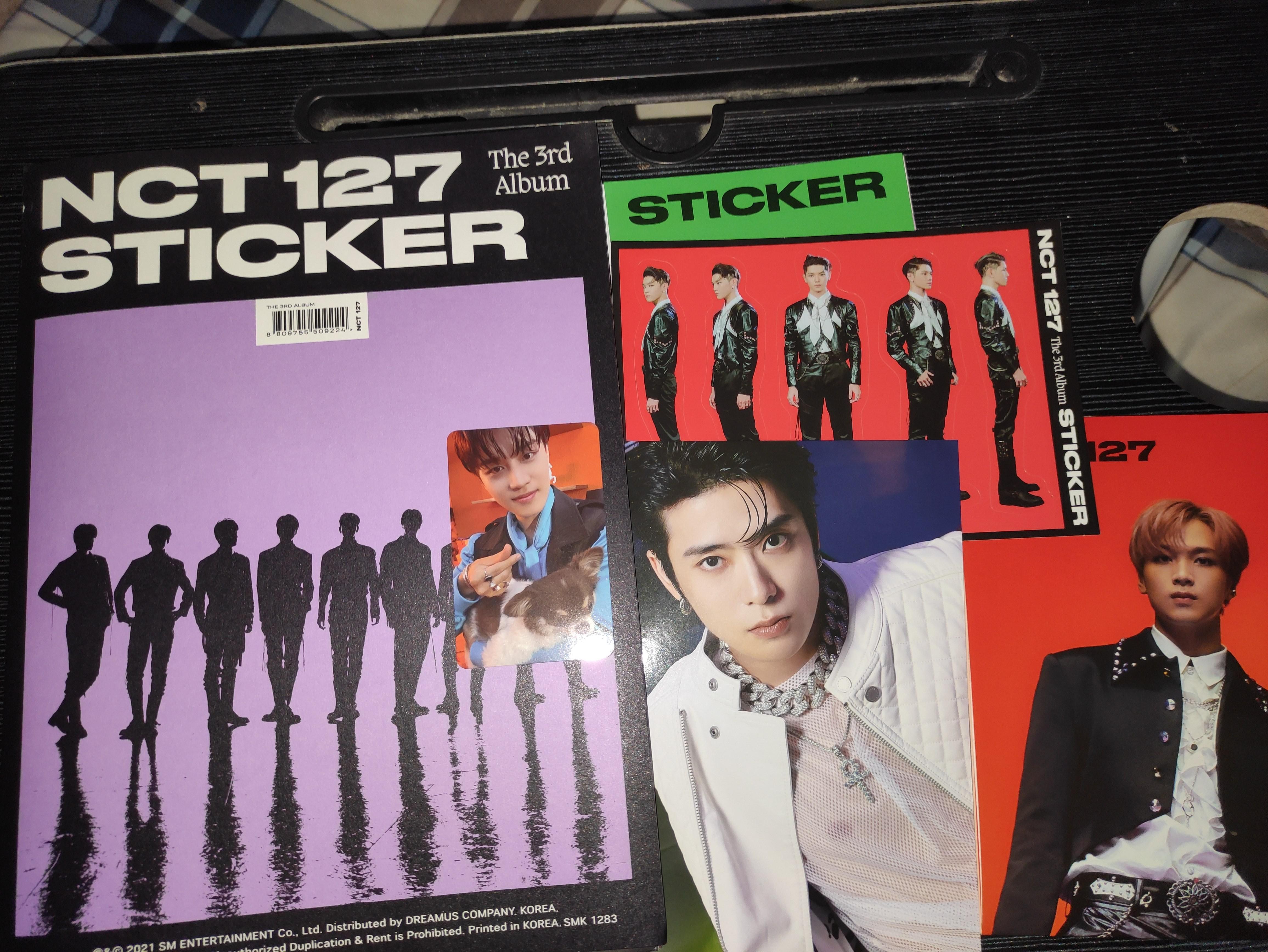 NCT 127 Sticker (PB Ver) Complete Inclusions, Hobbies & Toys ...