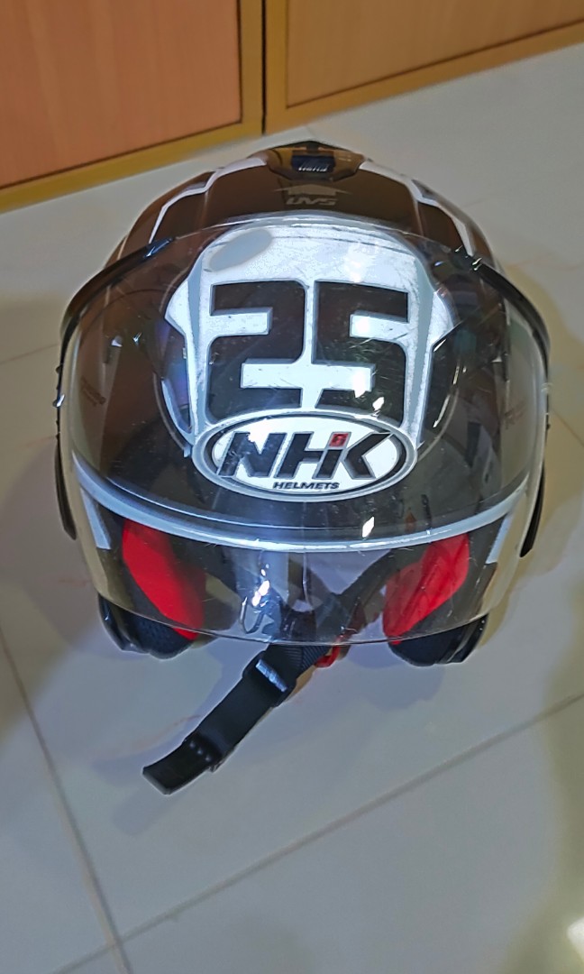 NHK helmet, Motorcycles, Motorcycle Apparel on Carousell